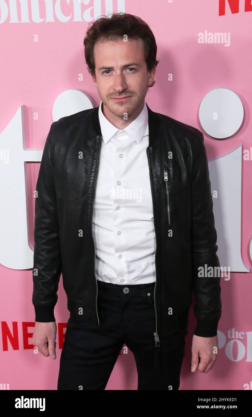 Joseph Mazzello attending Netflix's "The Politician" premiere held at ...