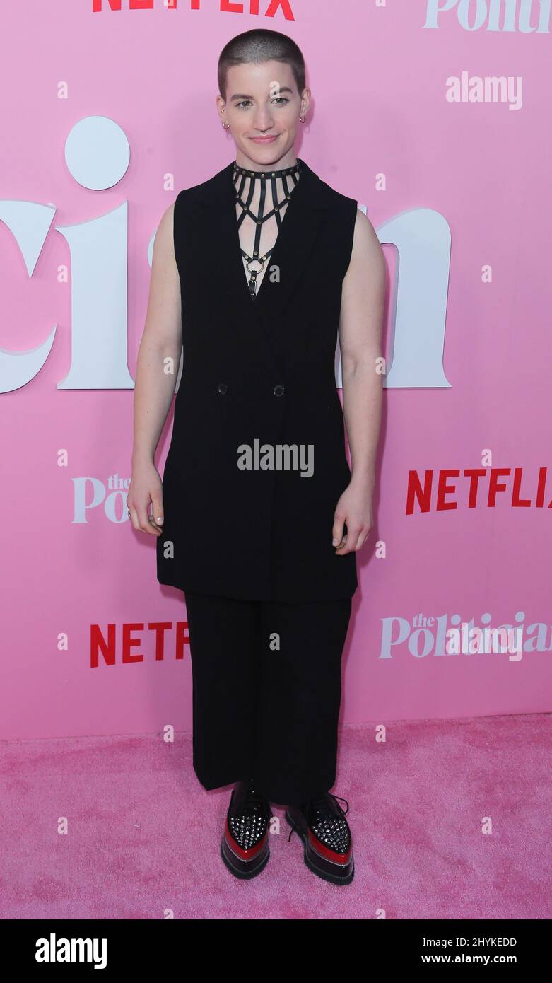 Theo Germaine attending Netflix's "The Politician" premiere held at the ...