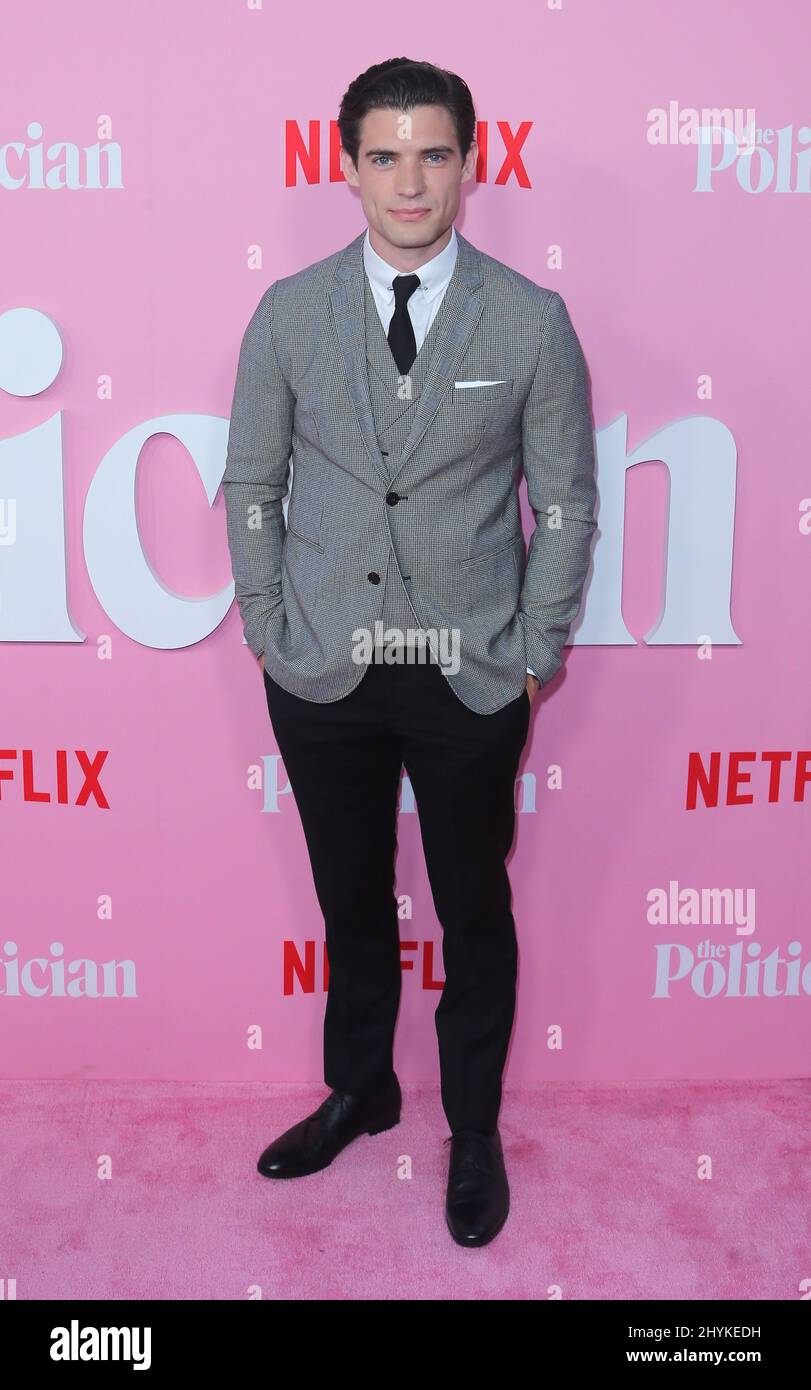 David Corenswet attending Netflix's "The Politician" premiere held at ...