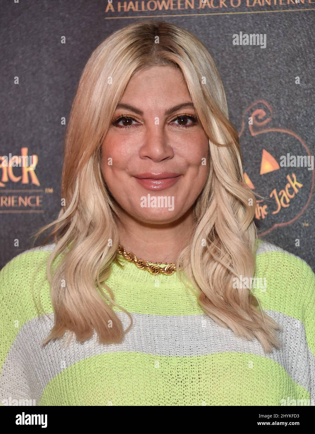 Tori Spelling arriving to the Nights of the Jack VIP Preview at King ...