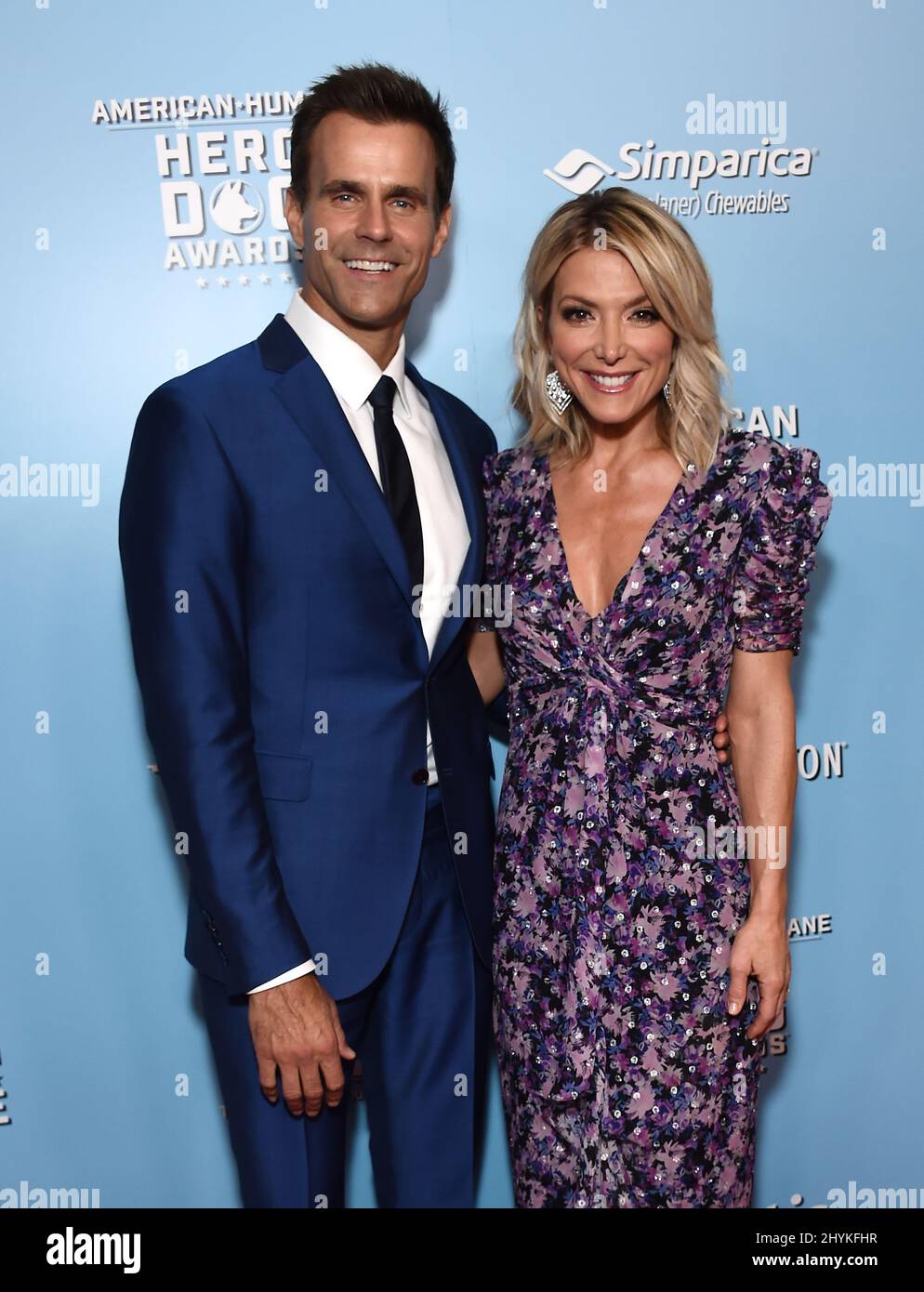 Cameron Mathison and Debbie Matenopoulos arriving to the American ...