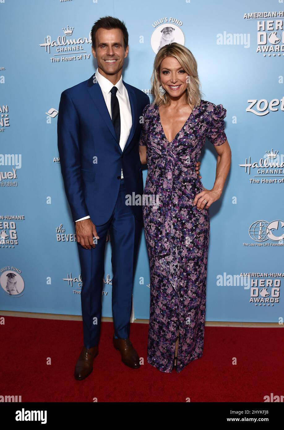 Cameron Mathison and Debbie Matenopoulos arriving to the American ...