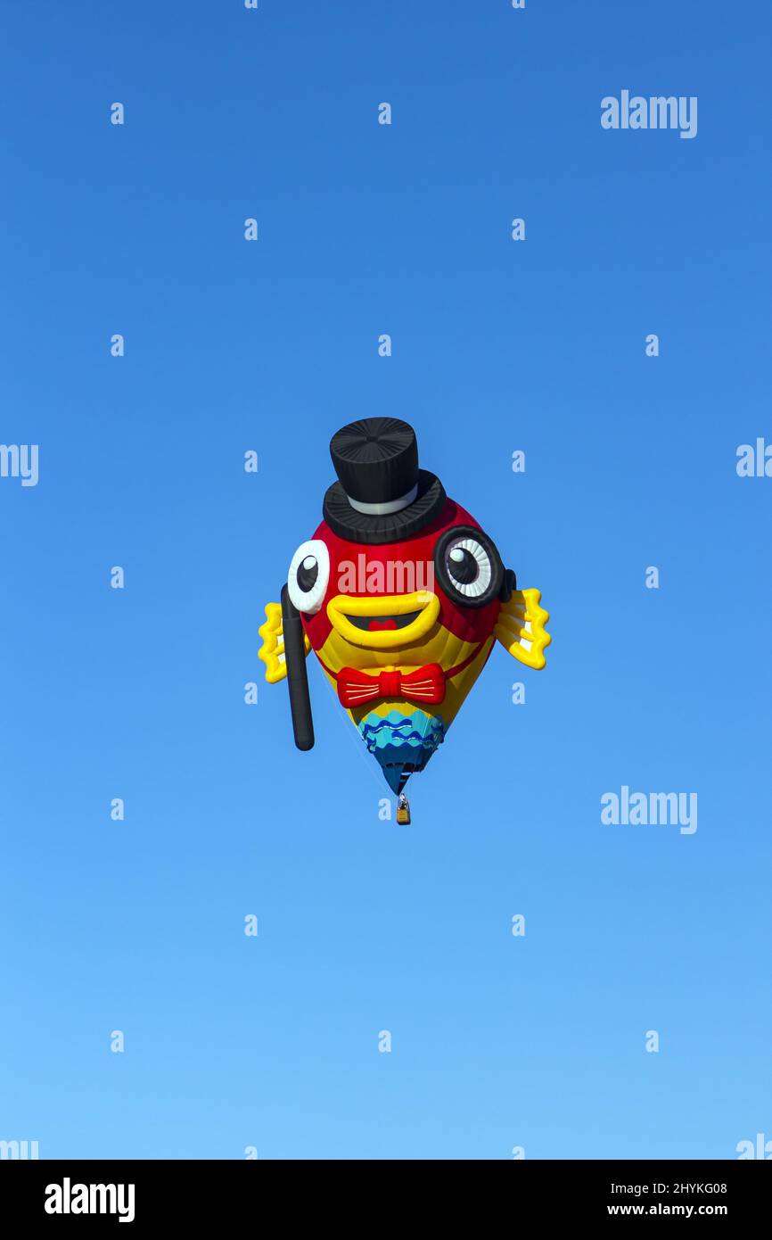 Flying Fish Hot Air Balloon Stock Photo - Alamy