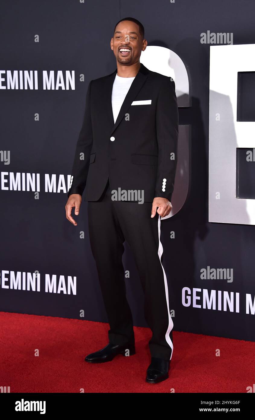 Will Smith at the Los Angeles premiere of "Gemini Man" held at the TCL ...