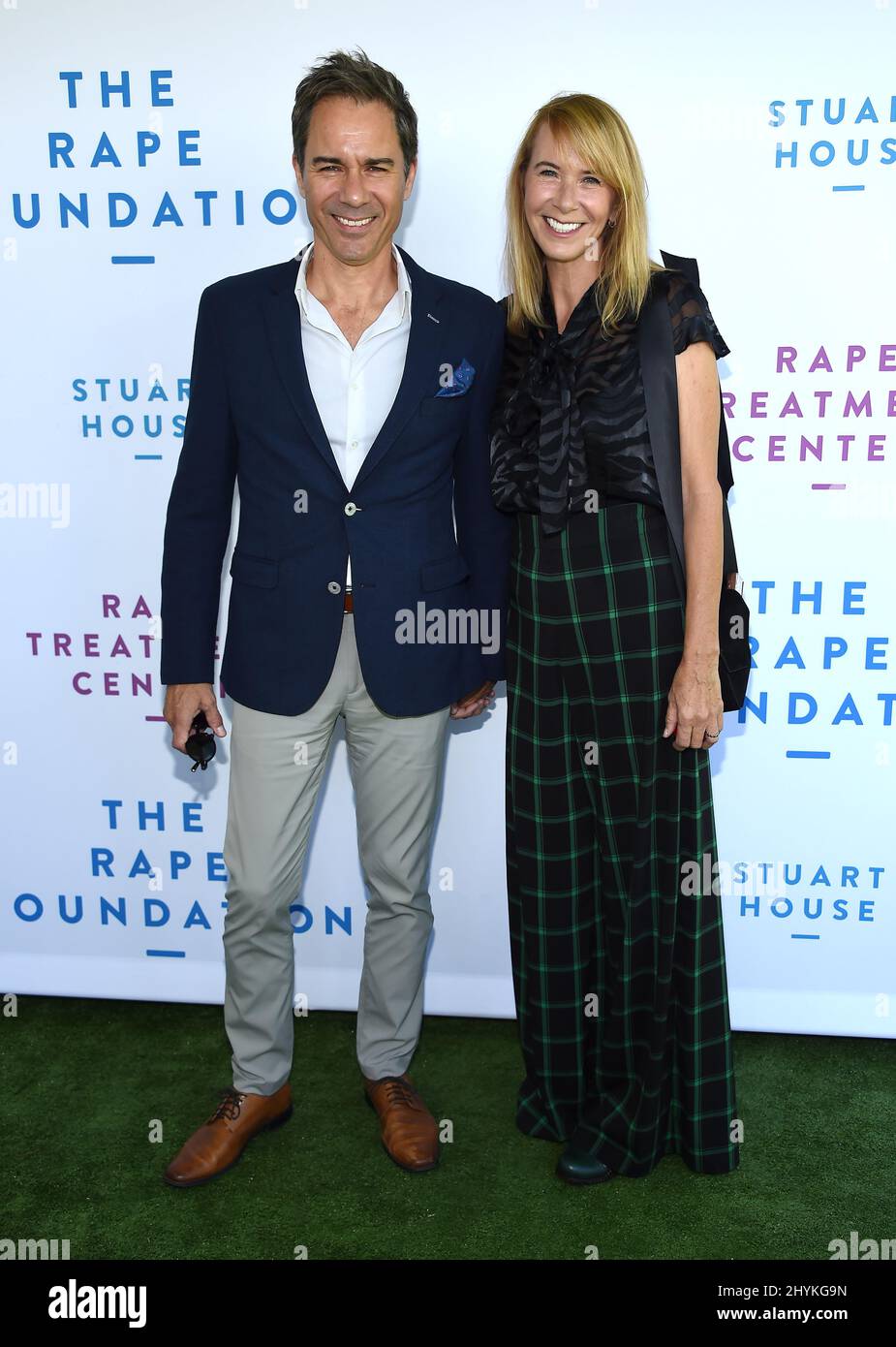 Eric McCormack and Janet McCormack arriving to the The Rape Foundation ...