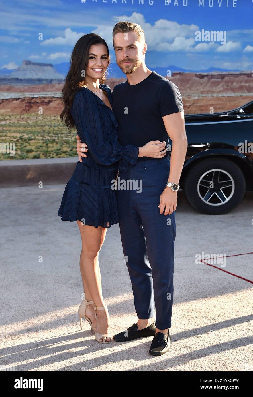 Hayley Erbert and Derek Hough at the premiere of "El Camino: A Breaking ...