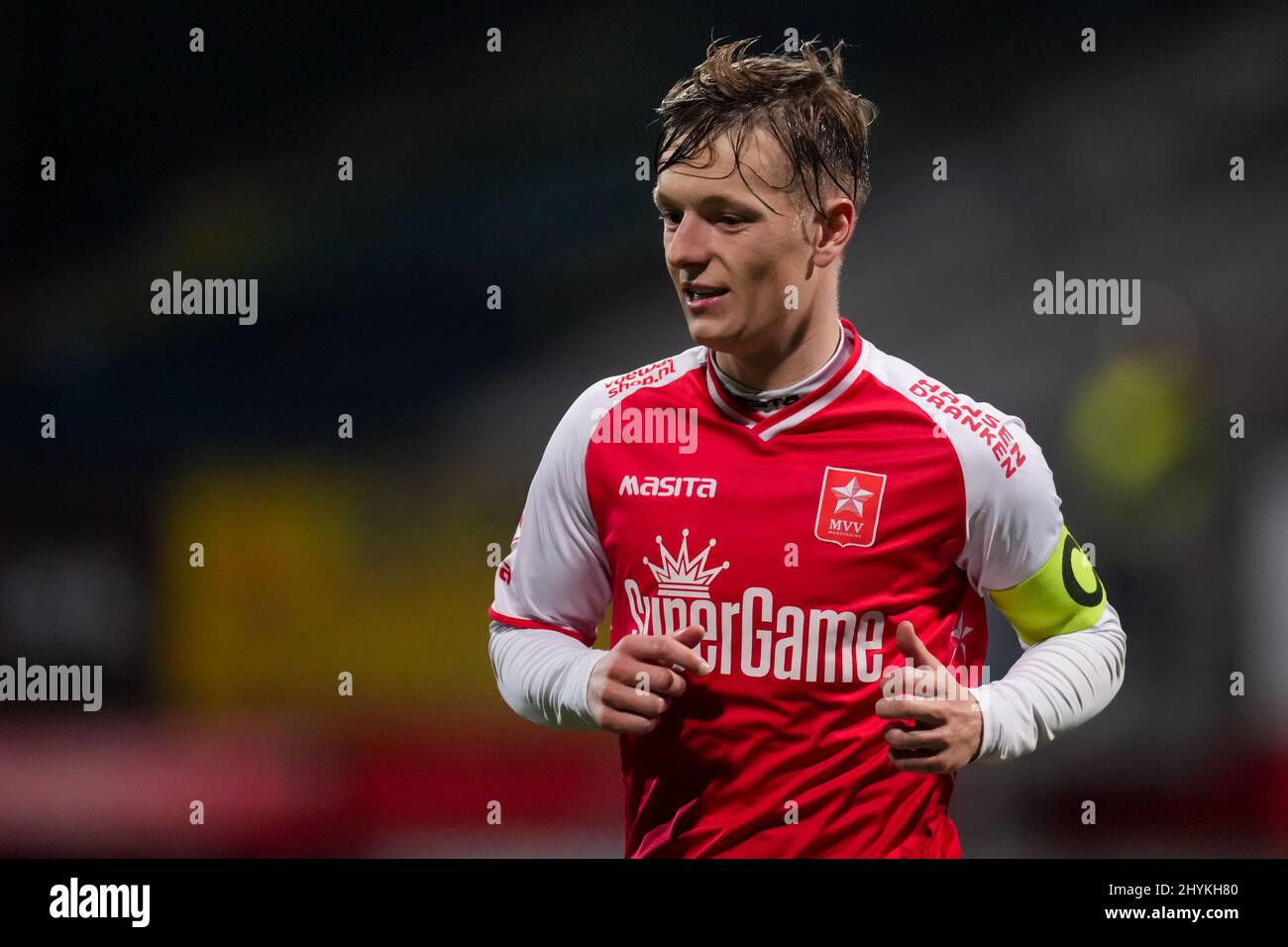 MAASTRICHT, NETHERLANDS - MARCH 14: Sven Blummel of MVV Maastricht ...