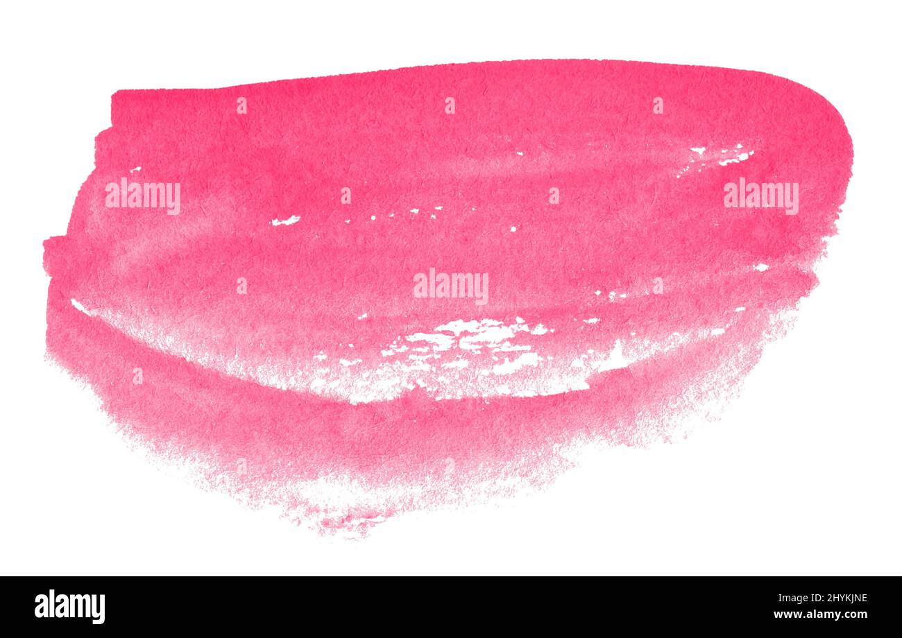 Pink watercolor shape background for text or logo, Hand drawn abstract ...