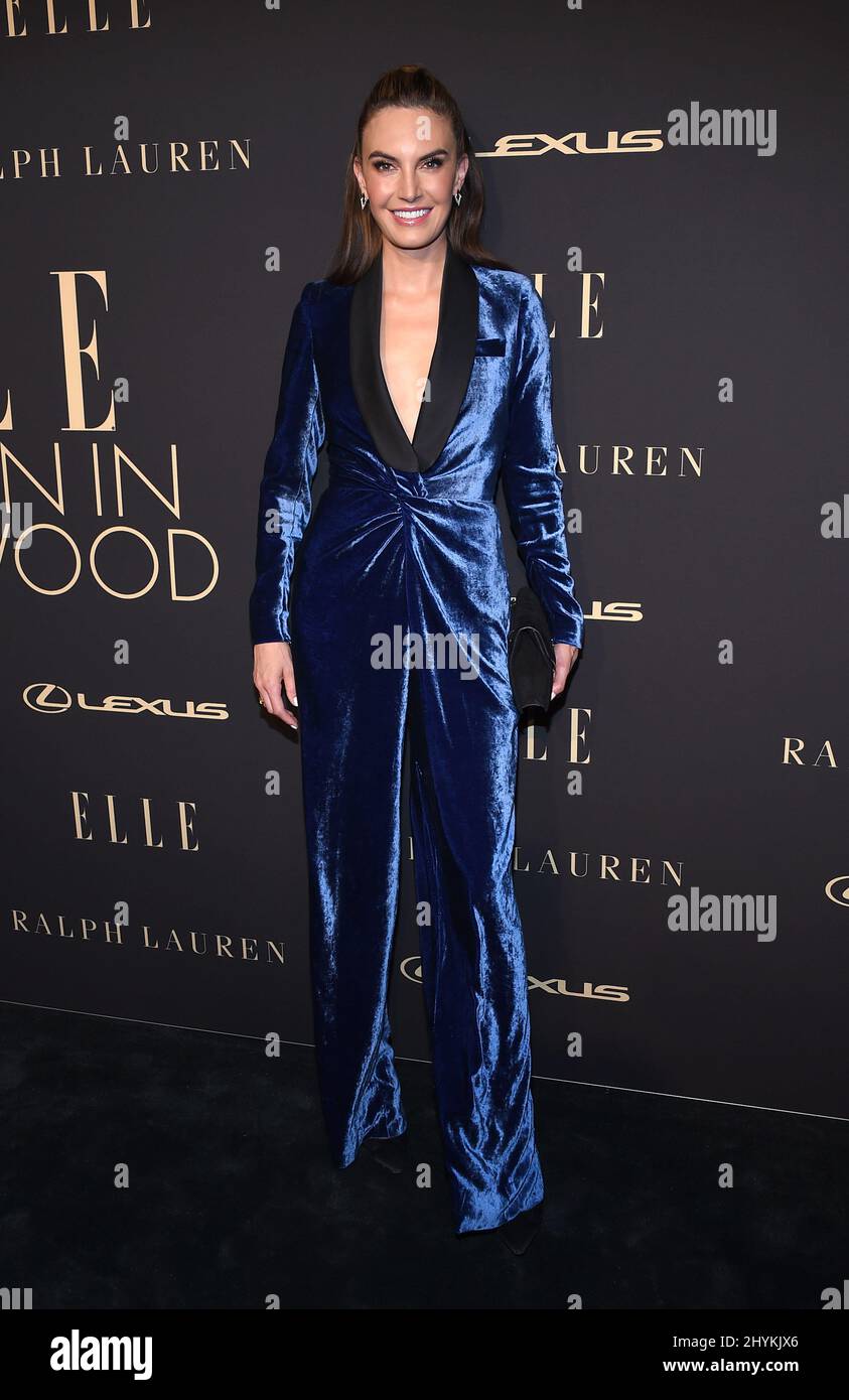 Elizabeth Chambers attending at the ELLE Women In Hollywood Celebration ...