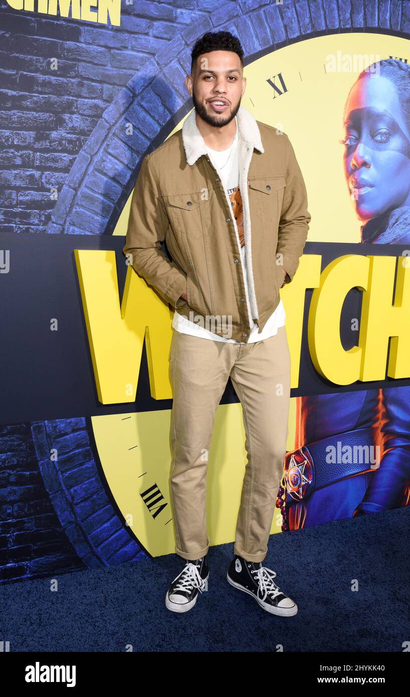 Sarunas Jackson attending the HBO's "Watchmen" Los Angeles Premiere ...