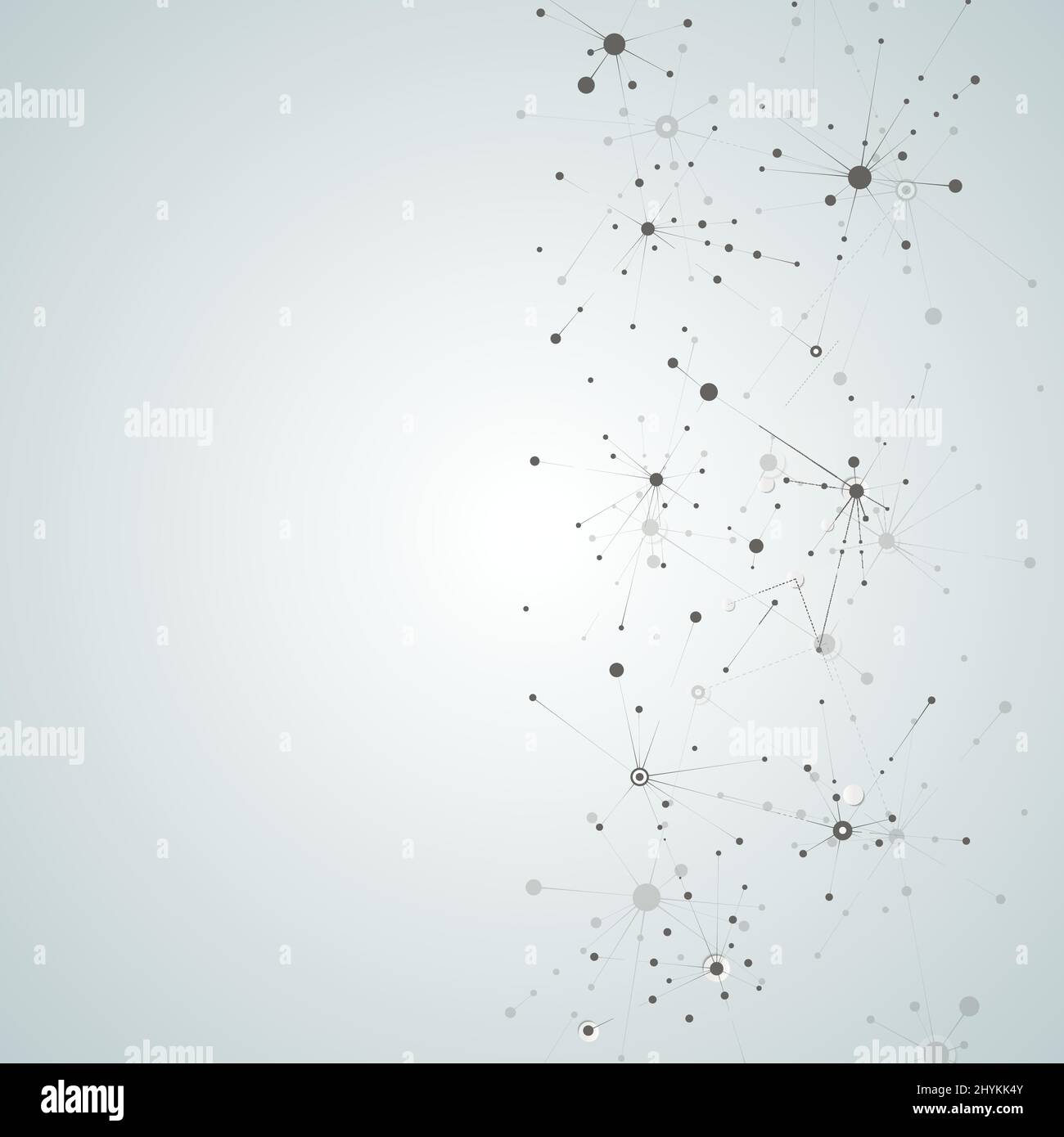 Molecular atom line connection background. Abstract element science ...