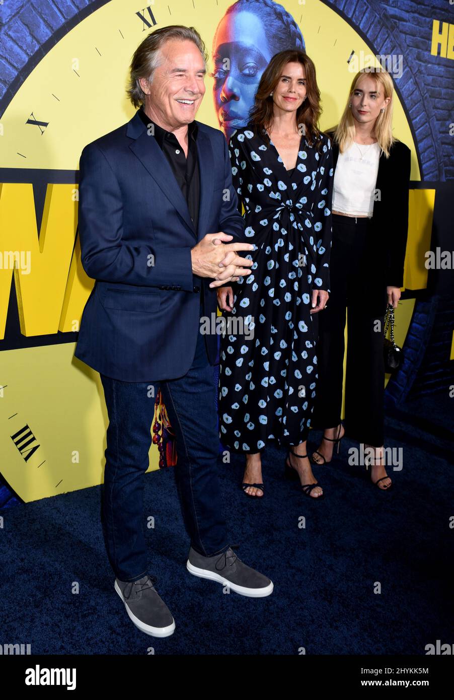Don Johnson, Kelley Phleger and Grace Johnson attending the HBO's ...