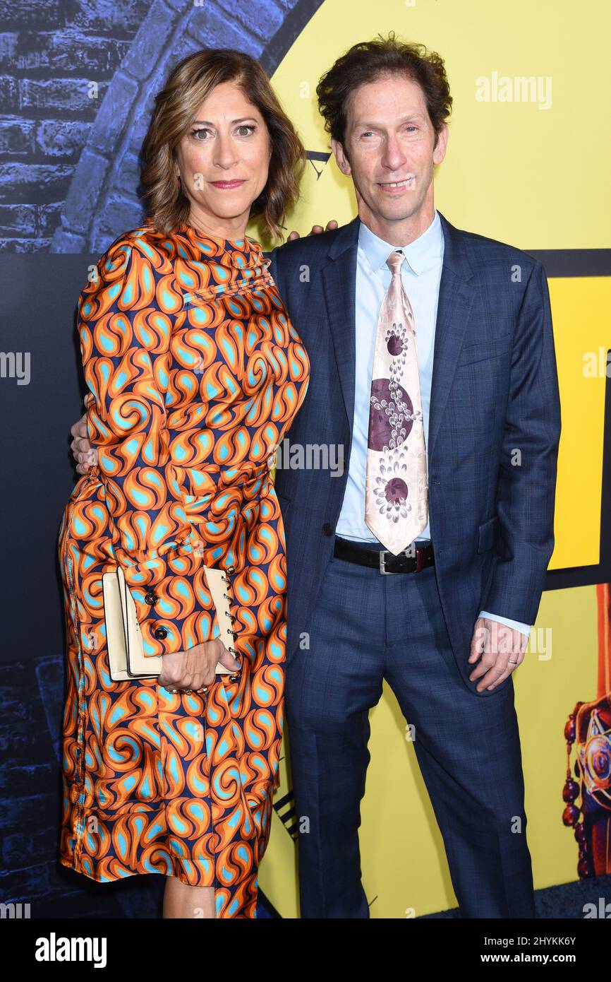 Tim Blake Nelson and Lisa Benavides attending the HBO's "Watchmen" Los ...