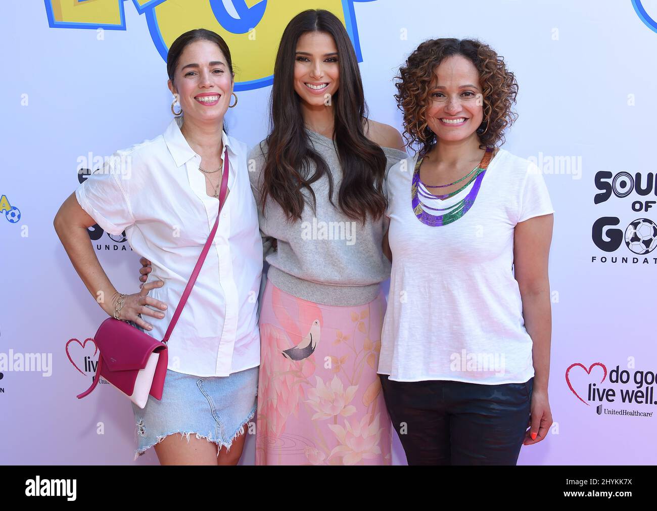 Ana Ortiz, Roselyn Sanchez and Judy Reyes arriving to the LaGolda Short ...