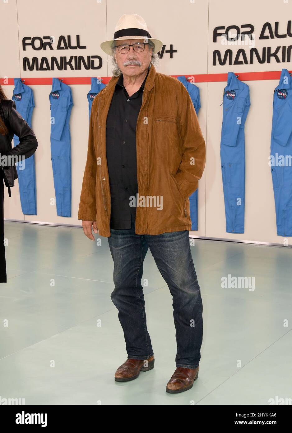 Edward James Olmos arriving to the Apple TV+'s For All Mankind Los ...