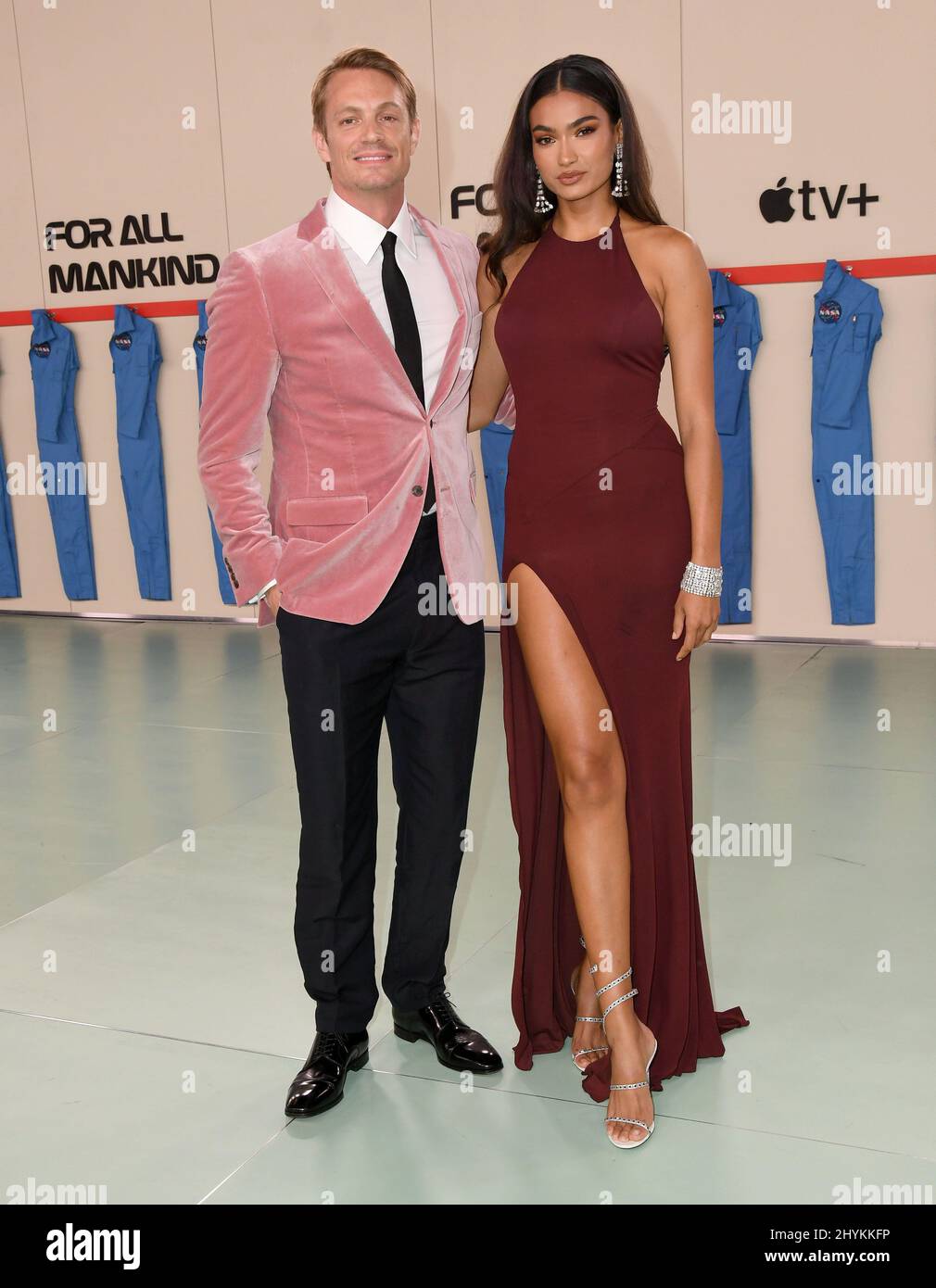 Joel Kinnaman, Kelly Gale arriving to the Apple TV+'s For All Mankind ...