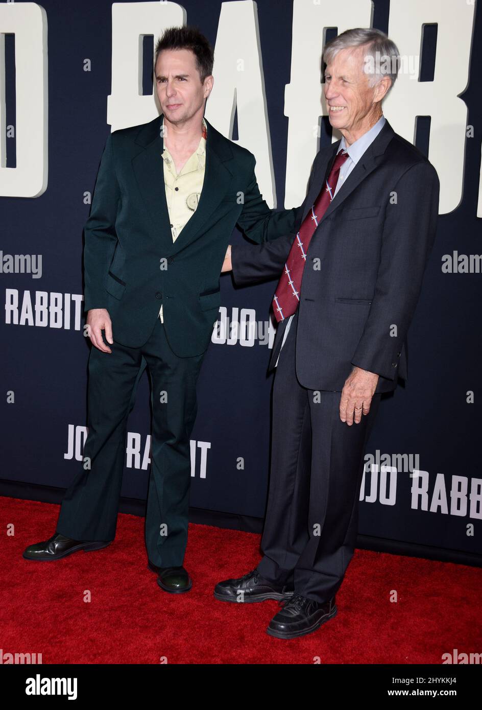 Sam Rockwell and Pete Rockwell arriving at Fox Searchlight's JoJo ...