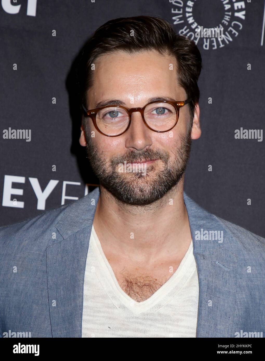 Ryan Eggold arriving at PaleyFest NY: New Amsterdam at The Paley Center ...
