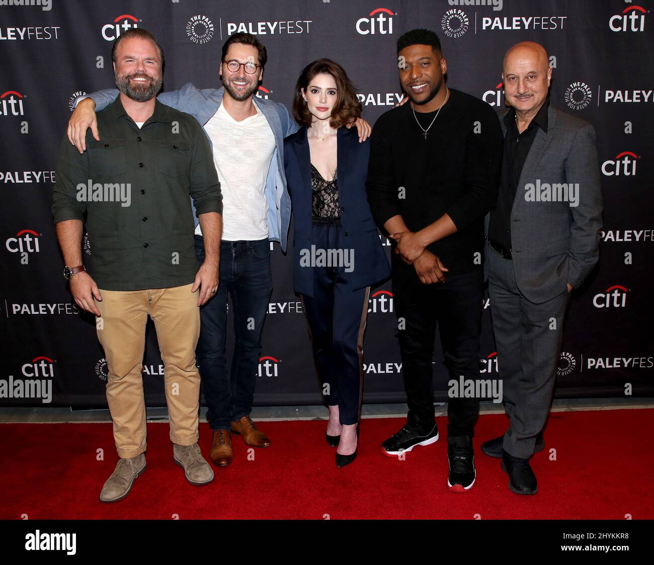 Tyler Labine, Ryan Eggold, Janet Montgomery, Jocko Sims & Anupam Kher ...