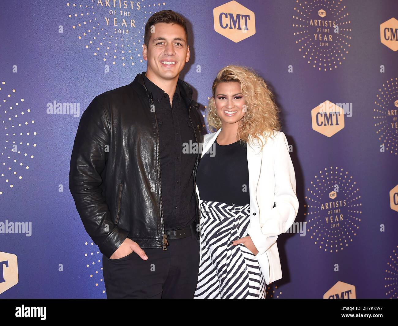 Tori Kelly and Andre Murillo at the 2019 CMT Artists of the Year held ...