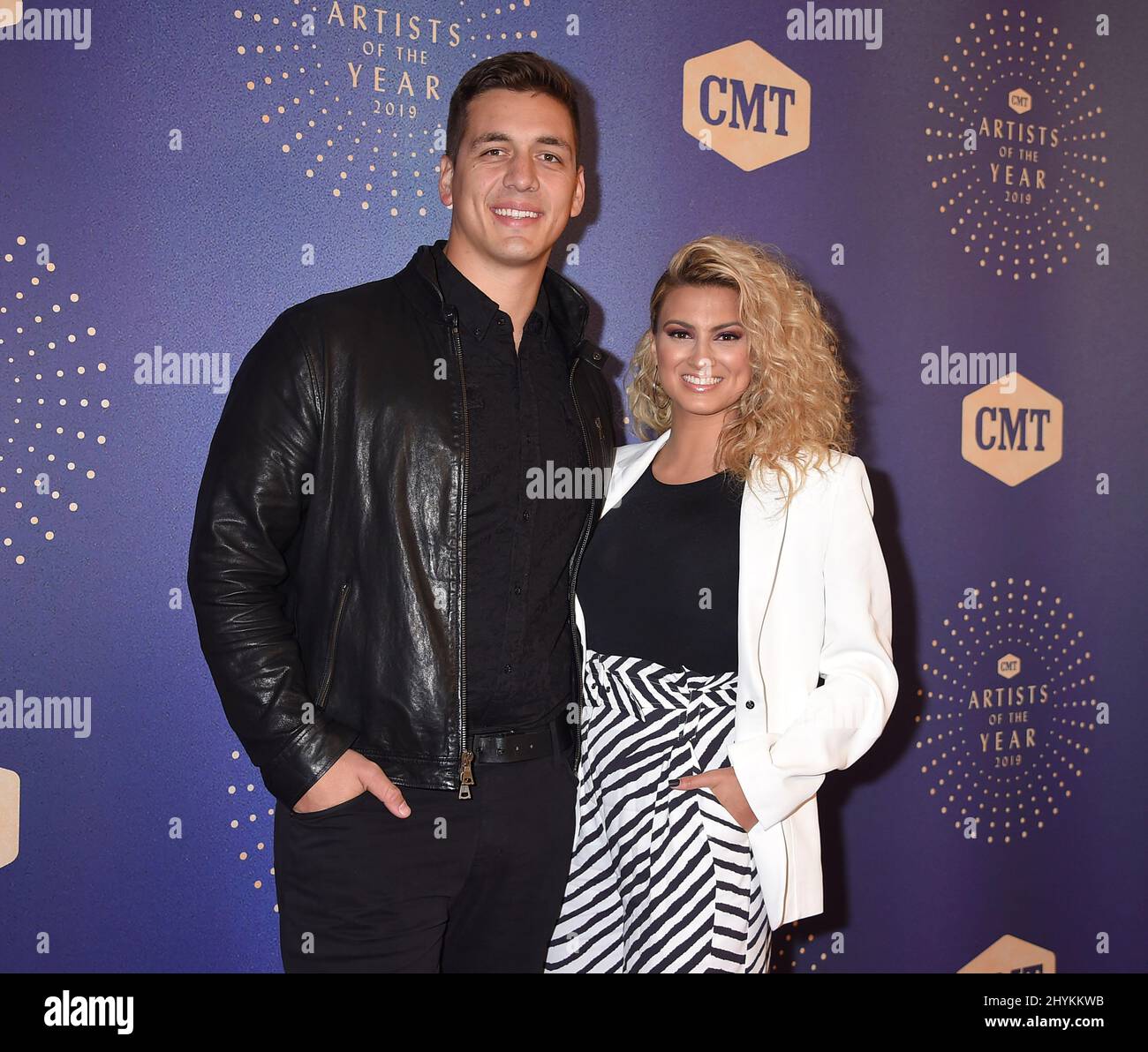 Tori Kelly and Andre Murillo at the 2019 CMT Artists of the Year held ...