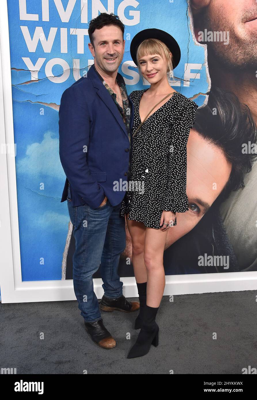 Adam Fergus and Hayley Erin arriving to the Netflix premiere of ...