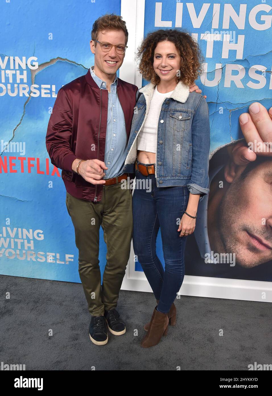 Barrett Foa and Alex Ellis arriving to the Netflix premiere of €˜Living ...