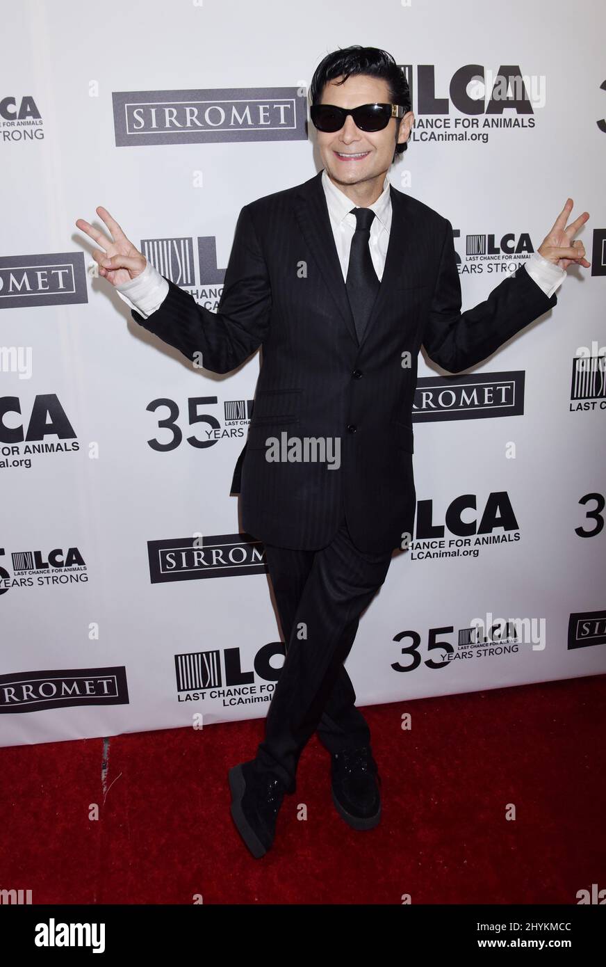 Corey Feldman at the Last Chance For Animals 35th Anniversary Gala held ...