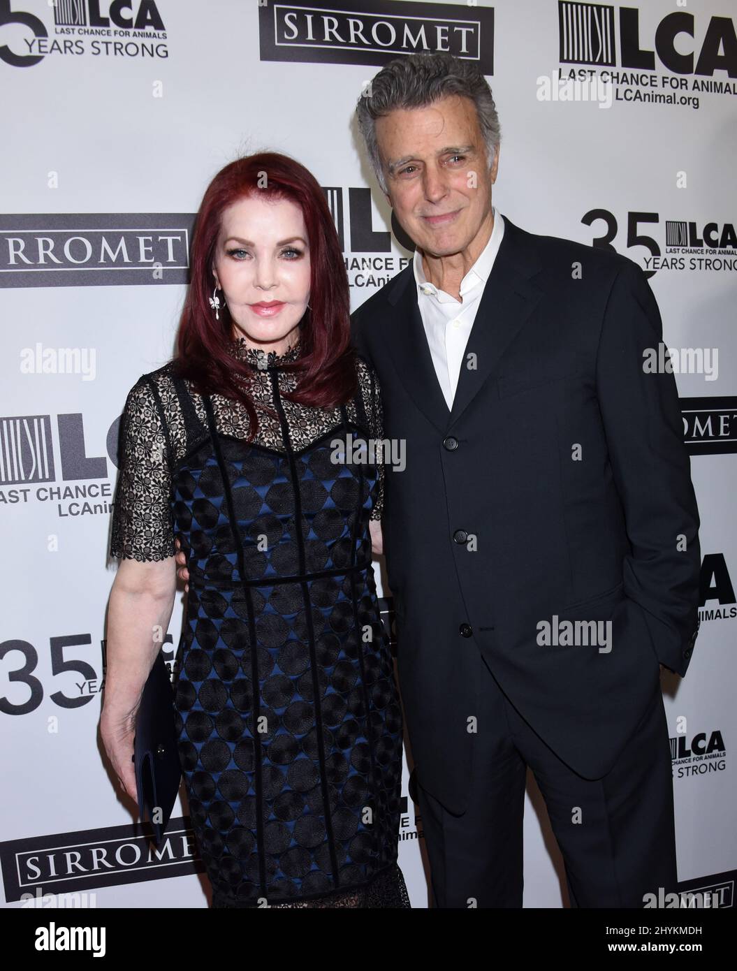 Priscilla Presley and Chris DeRose at the Last Chance For Animals 35th ...