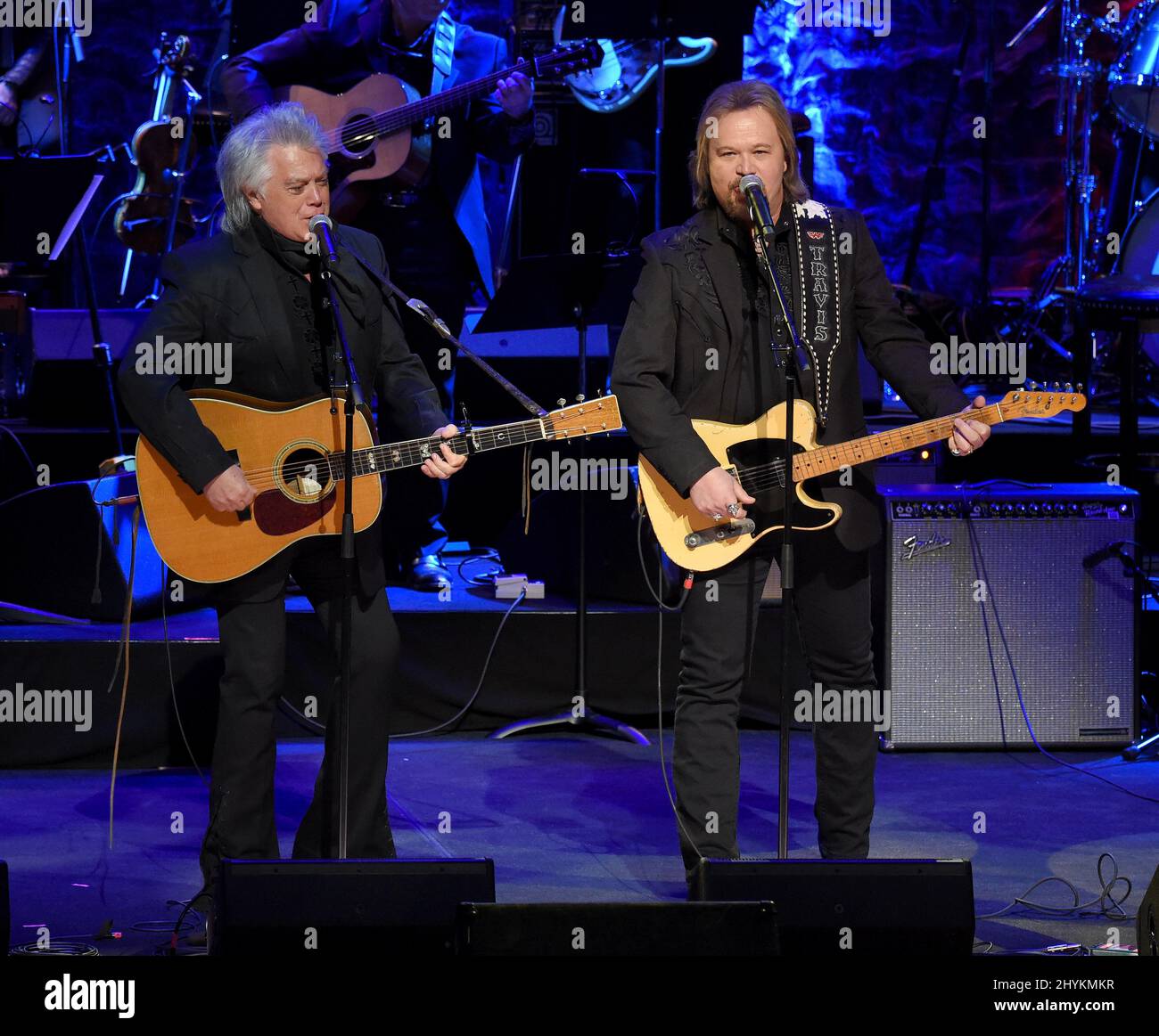 Marty Stuart and Travis Tritt onstage at the 2019 Country Music Hall of ...