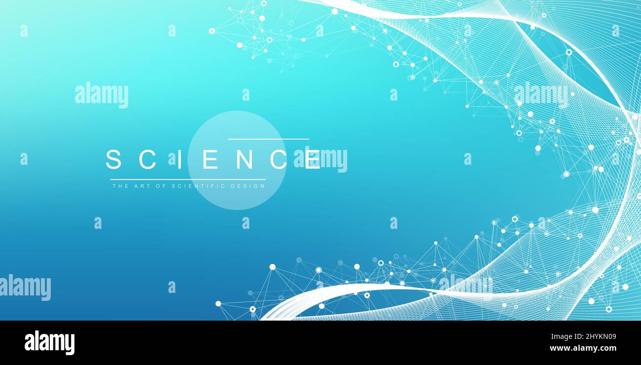 Scientific vector illustration genetic engineering, DNA helix, DNA ...