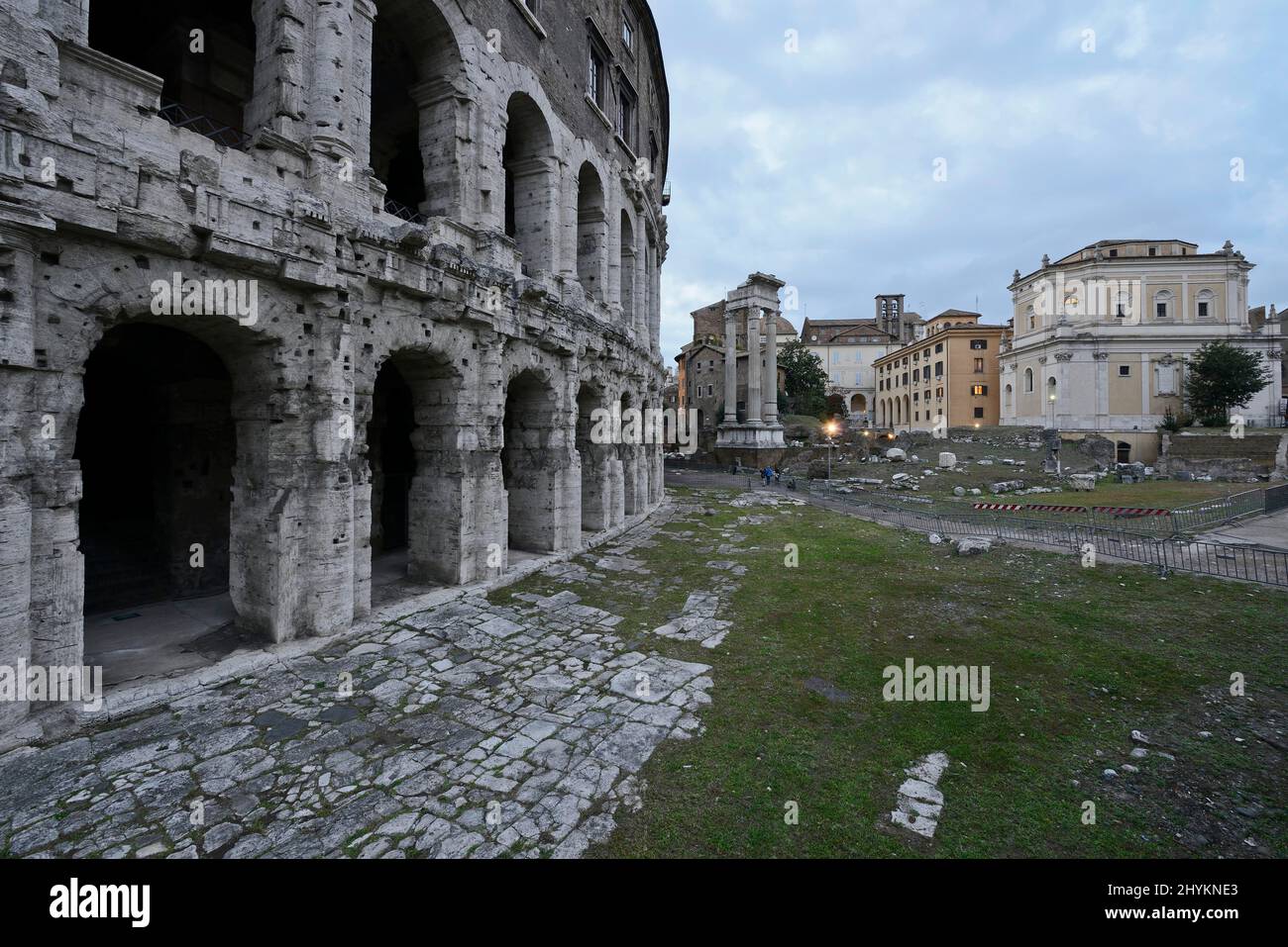 Ancient Roman Theatre, Rome, Italy Stock Photo - Alamy