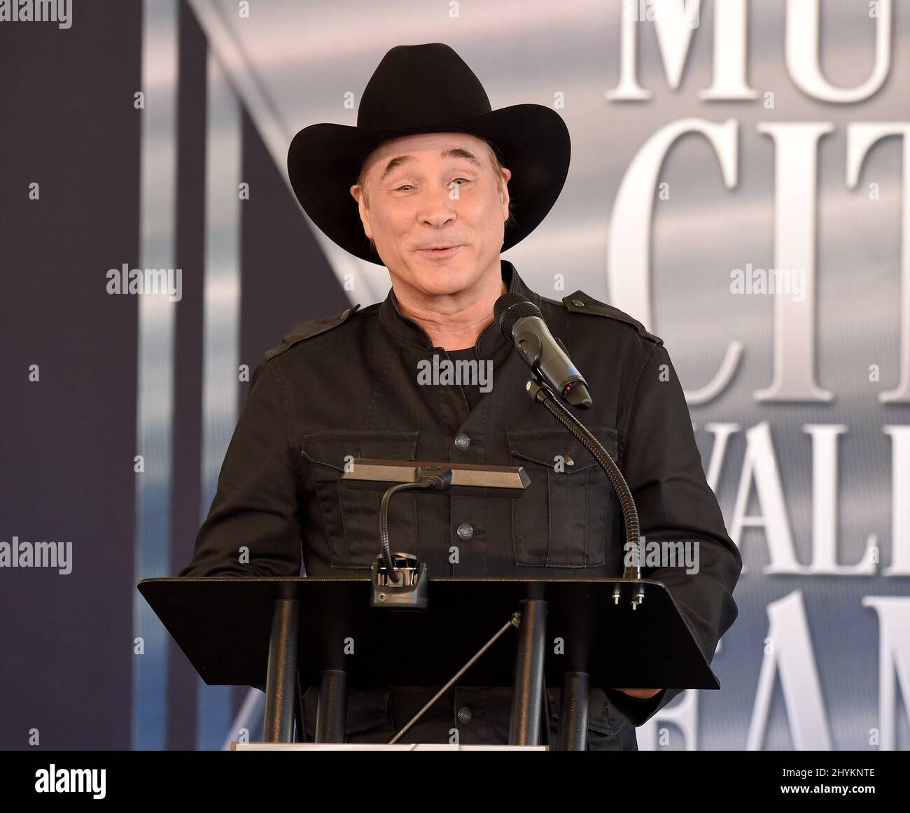 Clint Black attending the Music City Walk of Fame Induction Ceremony ...
