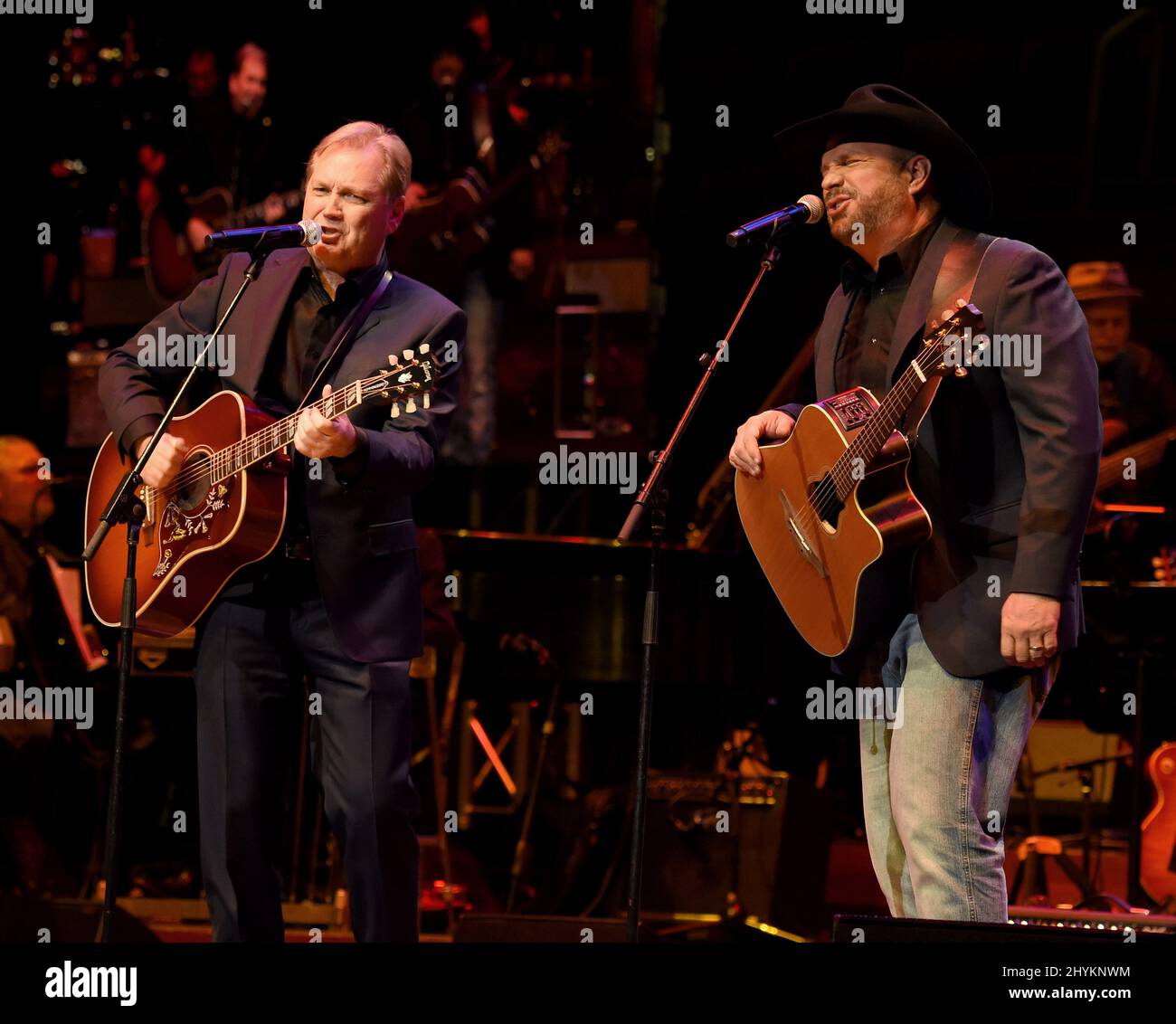 Steve Wariner and Garth Brooks attending the 2019 Musicians Hall of ...
