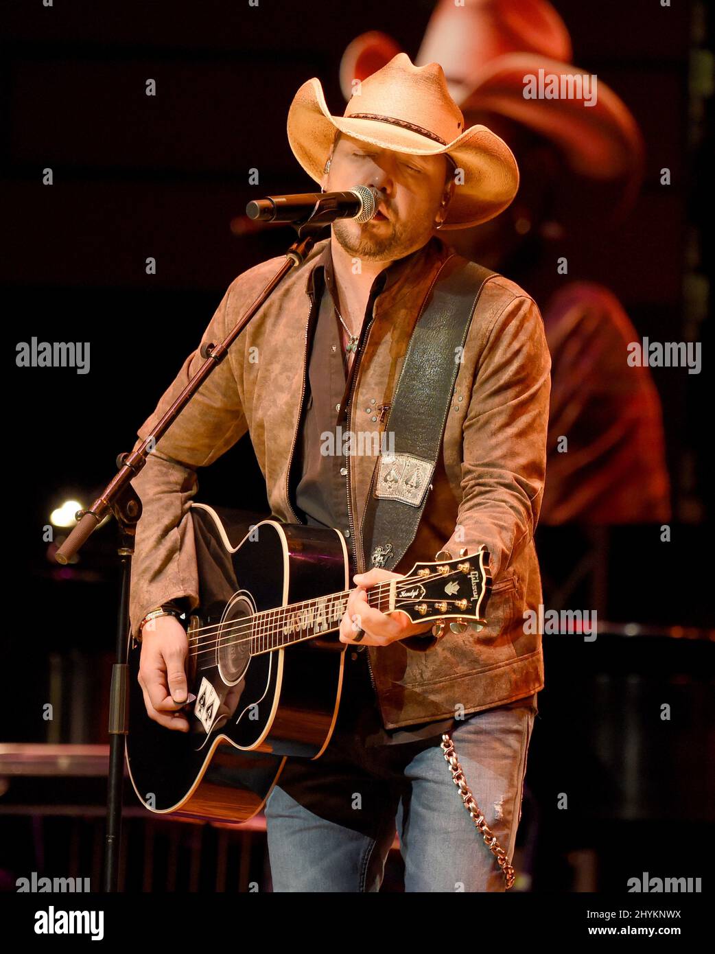 Jason Aldean attending the 2019 Musicians Hall of Fame Ceremony and ...