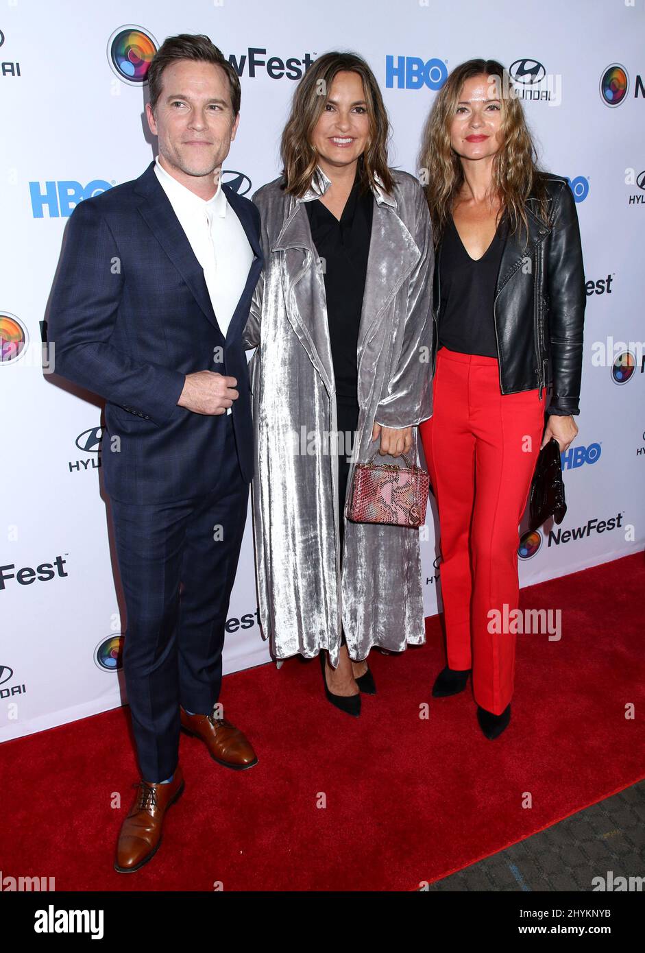 Mike Doyle, Mariska Hargitay & Jill Hennesy attending the Opening Night ...