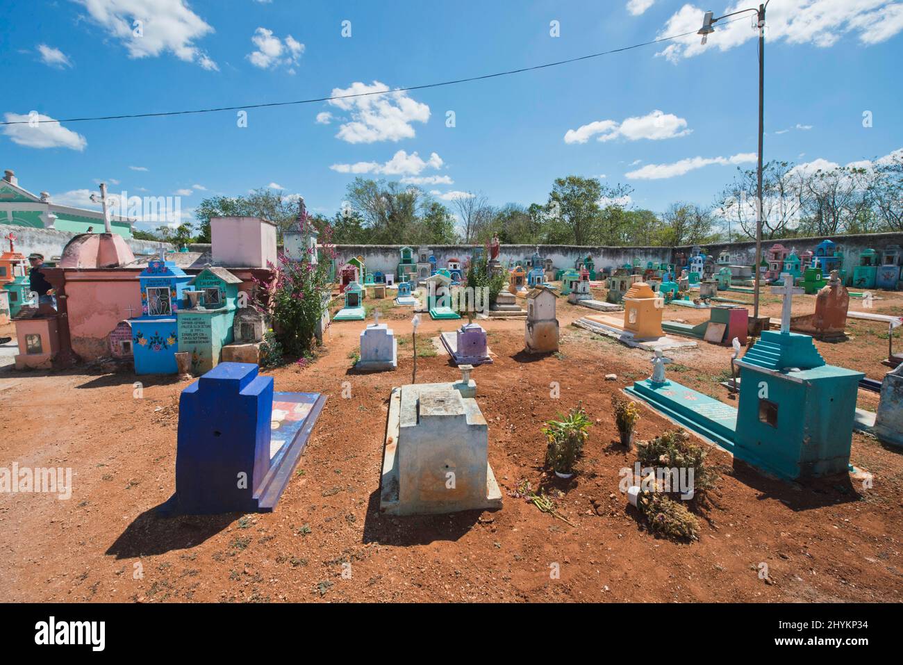 Hoctun Cemetery, Yucatan, Mexico Stock Photo - Alamy