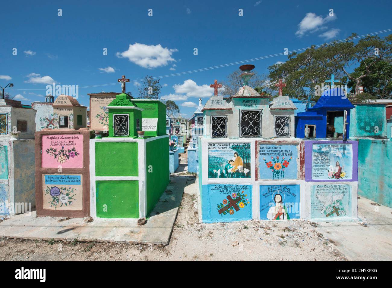 Hoctun Cemetery, Yucatan, Mexico Stock Photo - Alamy