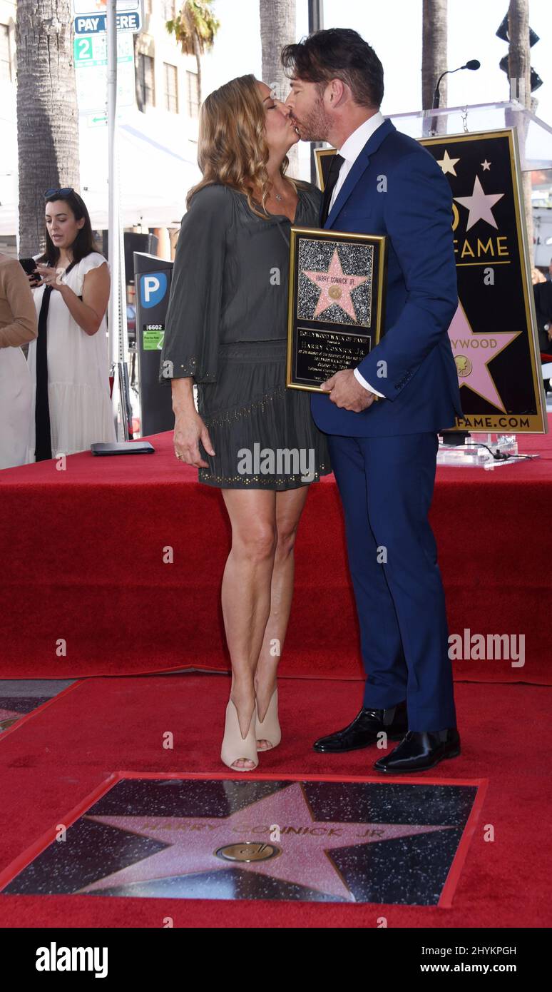 Harry Connick Jr. is joined by Jill Connick at his Hollywood Walk of ...
