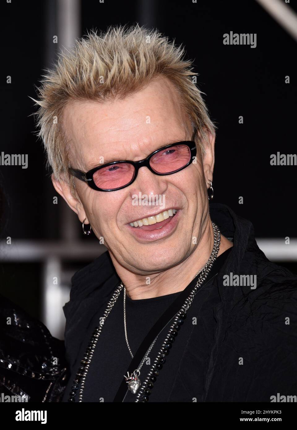 Billy Idol attending the premiere of Netflix's The Irishman, in Los ...