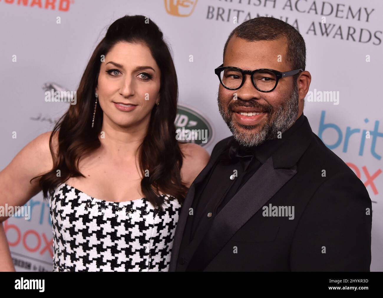 Chelsea Peretti and Jordan Peele arrives at the 2019 British Academy ...