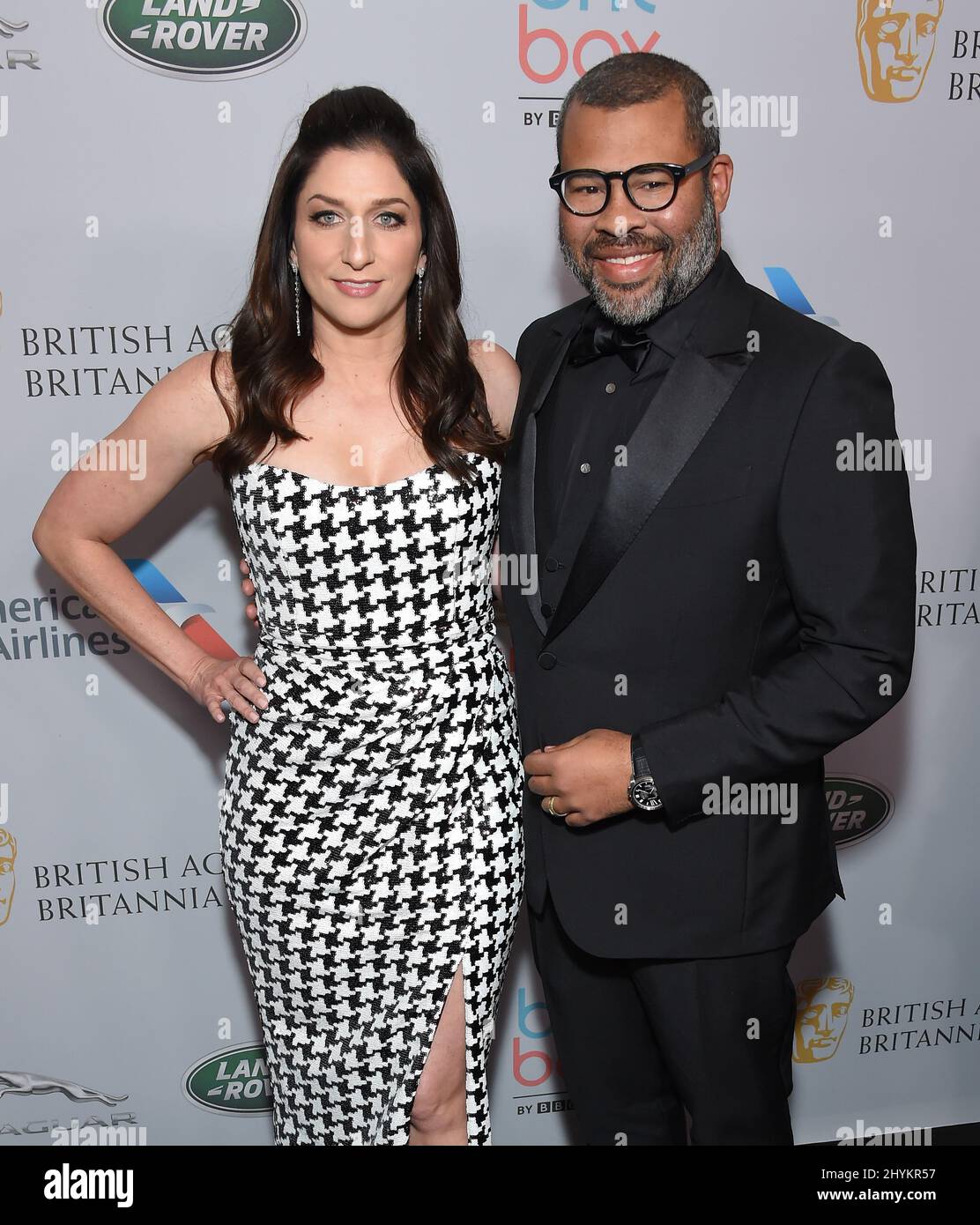 Chelsea Peretti And Jordan Peele Arrives At The 2019 British Academy