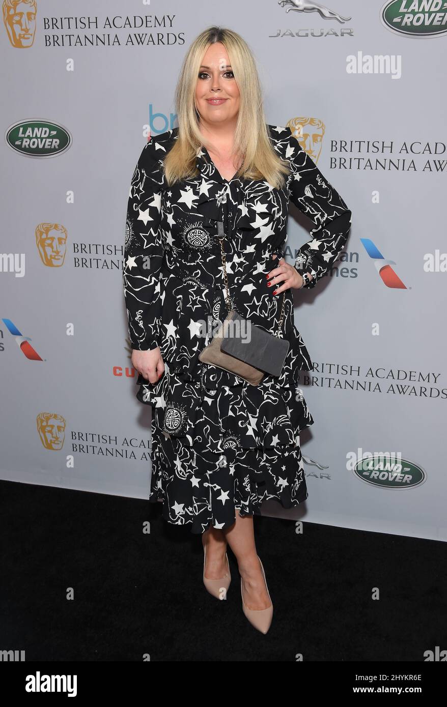 Roisin Conaty arrives at the 2019 British Academy Britannia Awards held ...