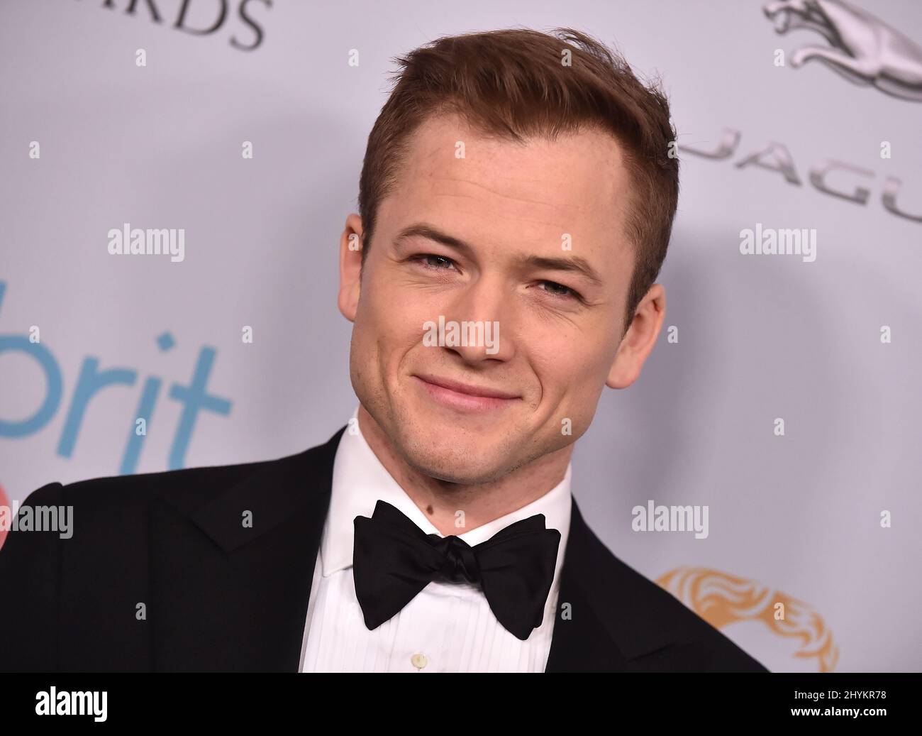 Taron Egerton arrives at the 2019 British Academy Britannia Awards held ...
