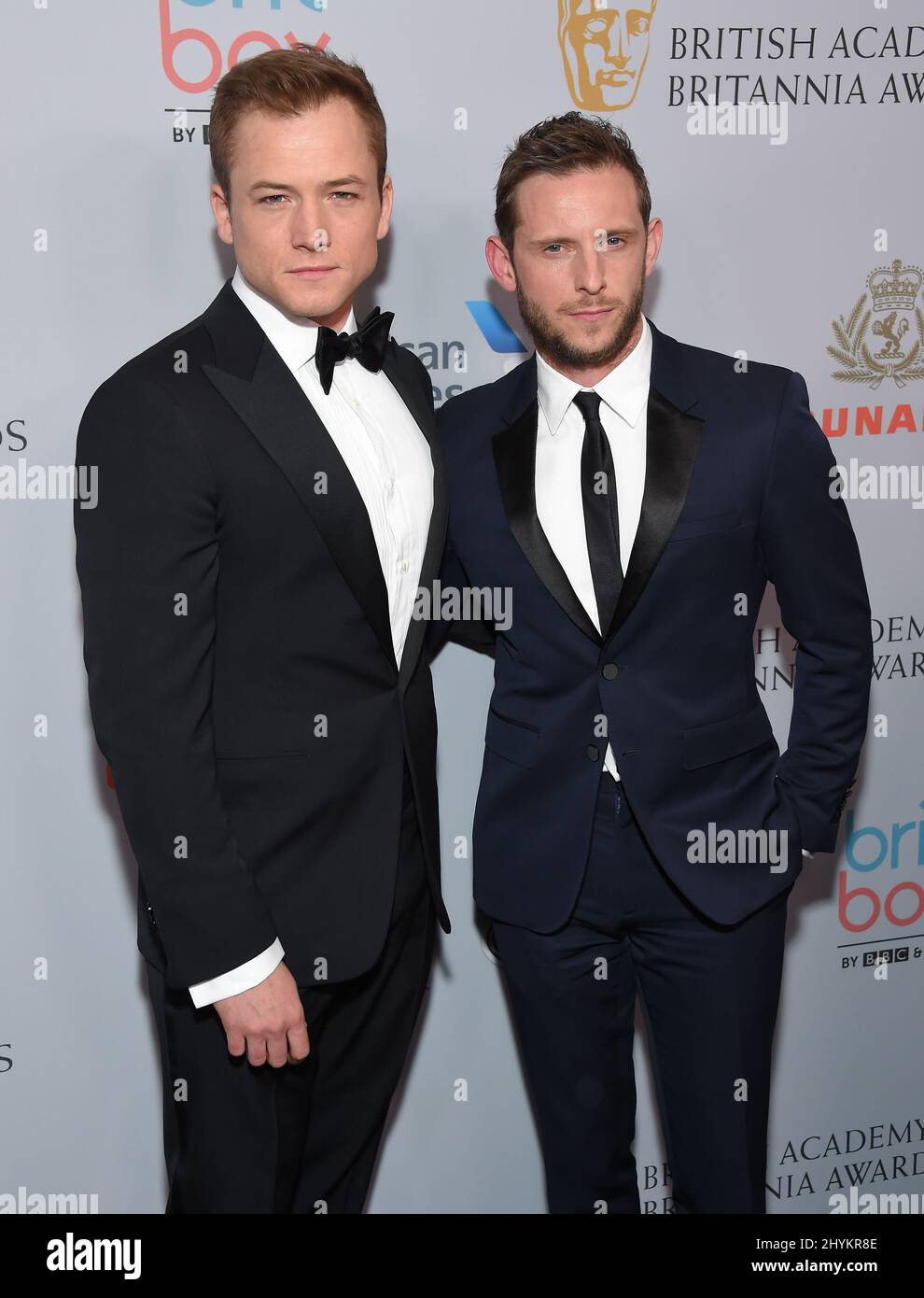 Taron Egerton and Jamie Bell arrives at the 2019 British Academy ...