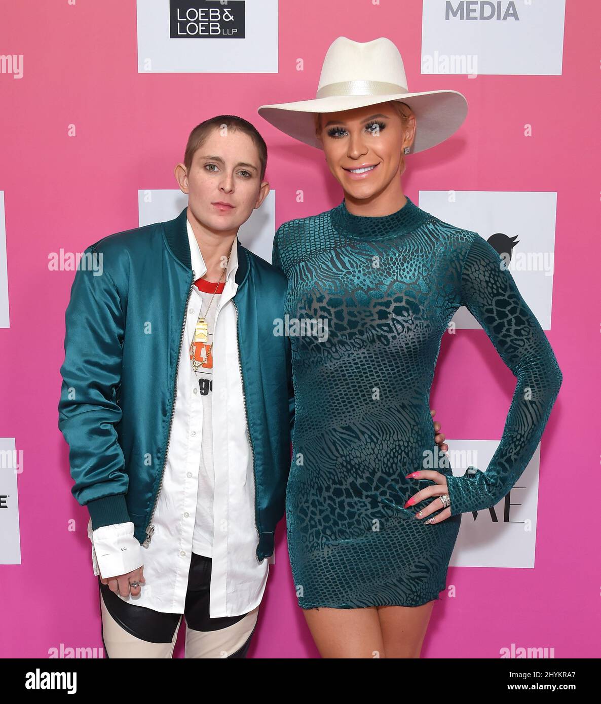 Nats Getty and Gigi Gorgeous arriving to TheWrap Power Women Summit ...