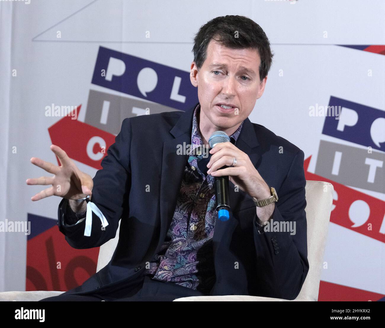 Allan Piper at Politicon 2019 held at Music City Center on October 26 ...