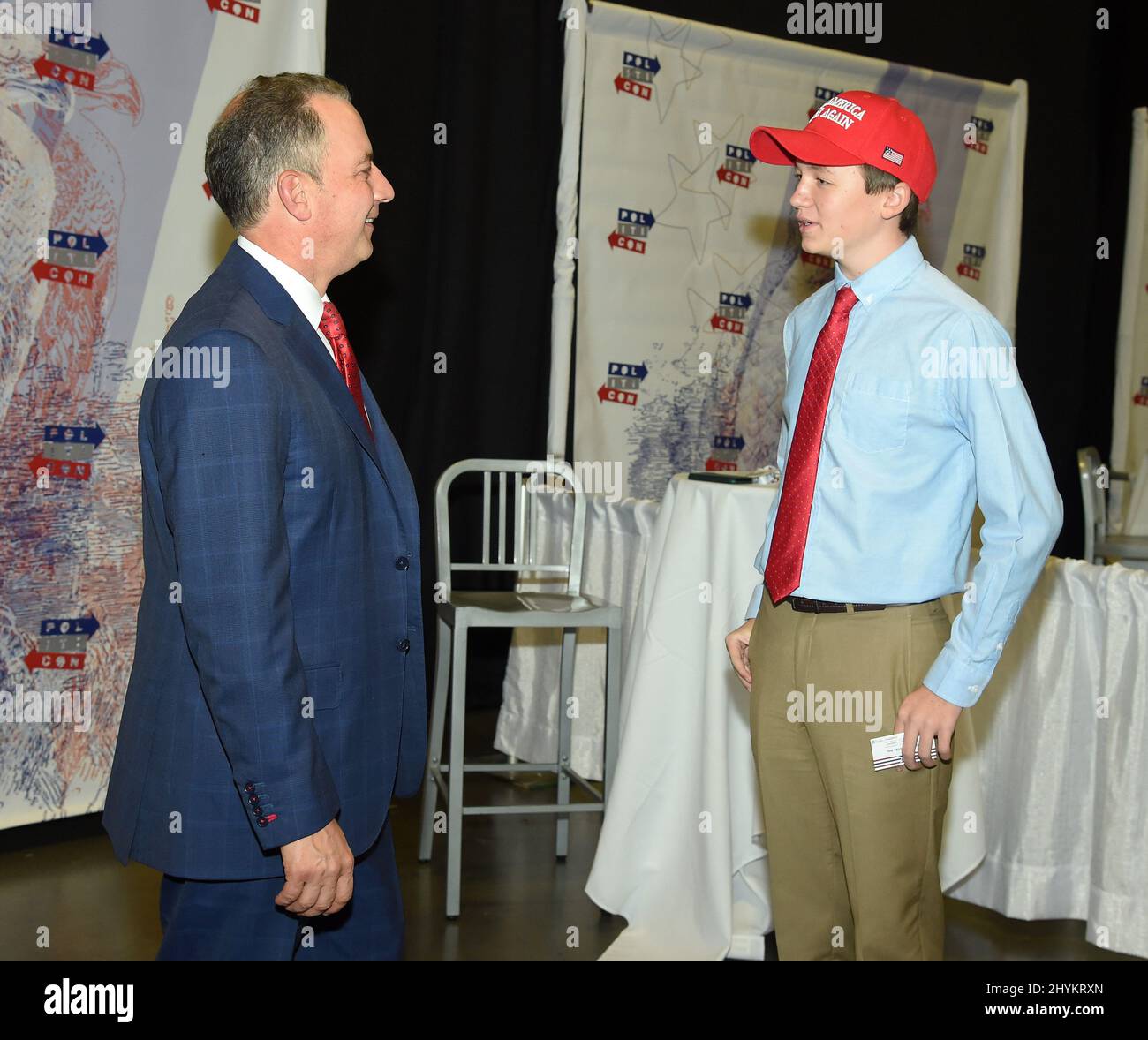 Reince Priebus and Brilyn Hollyhand at Politicon 2019 held at Music ...
