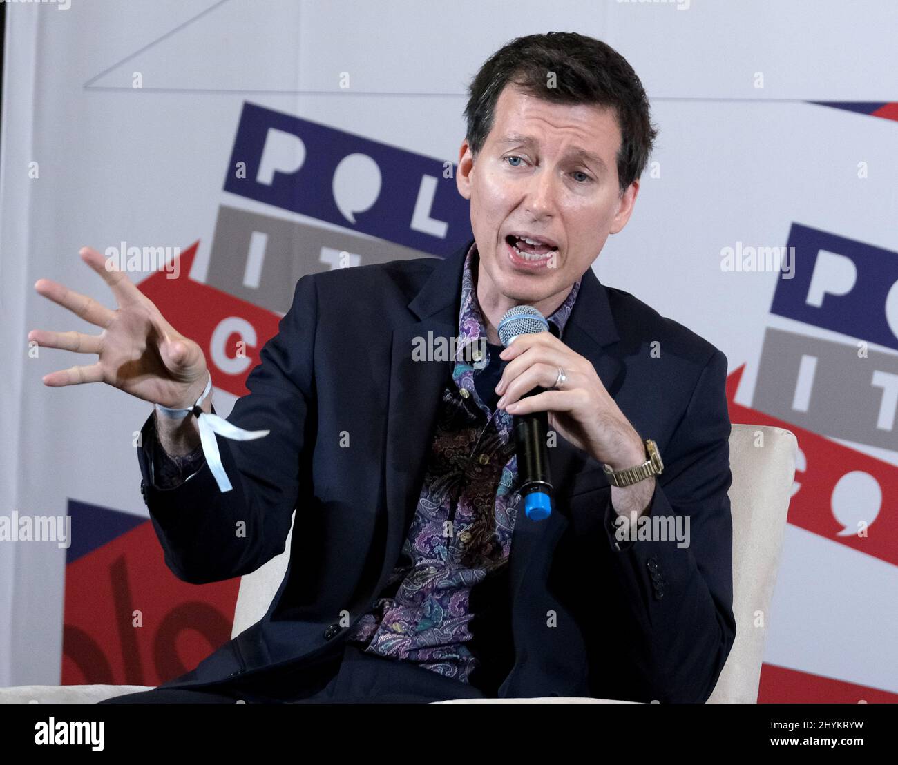 Allan Piper at Politicon 2019 held at Music City Center on October 26 ...