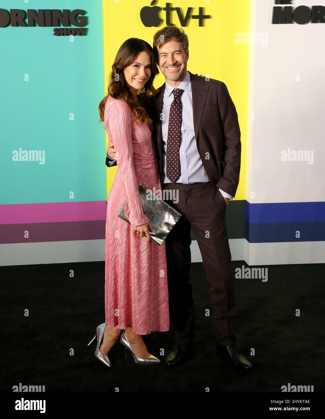 Katie Aselton & Mark Duplass attending Apple's 'The Morning Show ...